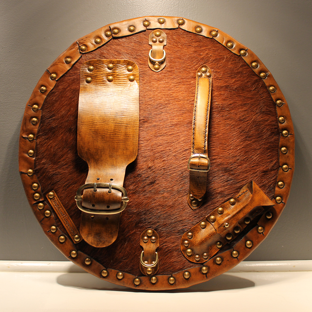 The Celtic Dragon Targe | Celtic Leatherworks