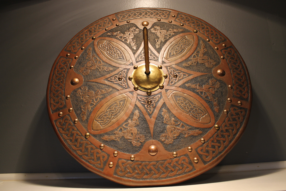 The Brooch Targe | Celtic Leatherworks