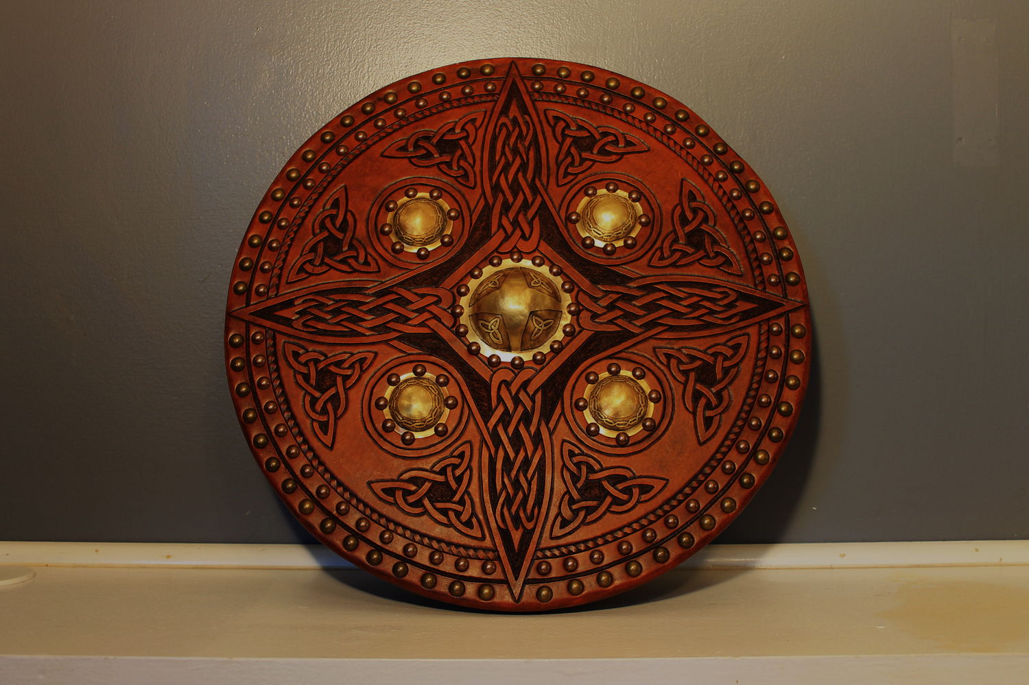 The Hunter Targe | Celtic Leatherworks