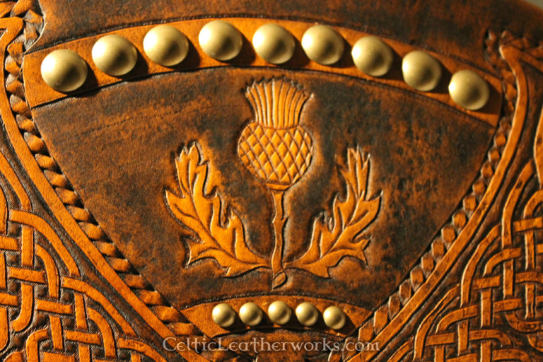 The Henderson Targe | Celtic Leatherworks