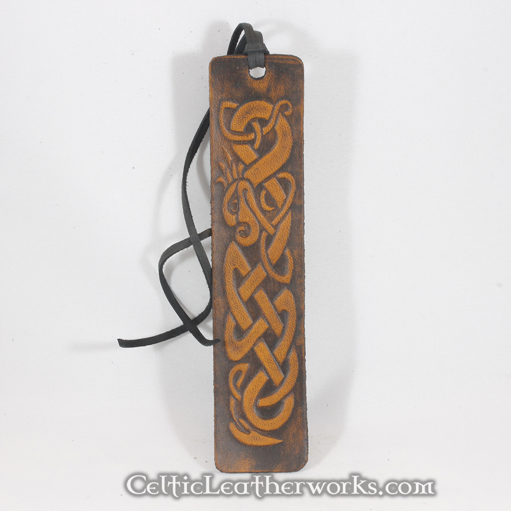 Set of 6 Celtic Leather Bookmarks | Celtic Leatherworks